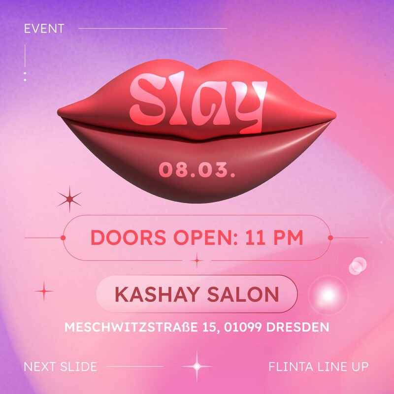 RAUZE – Slay – Party am Sa 8.3.